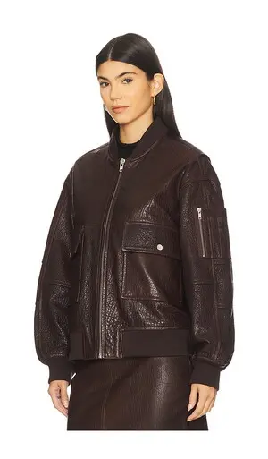 IVY OAK Lara Leather Bomber