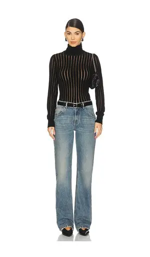 Blumarine Turtleneck Knit Sweater