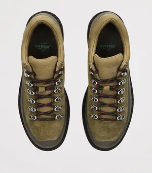Diemme Suede Cornaro Low-top Boots - Green