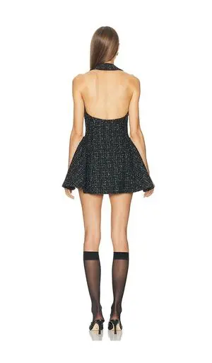 LOBA Deandra Tweed Mini Dress