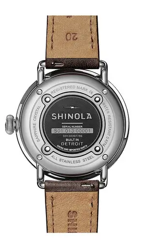 Shinola The Canfield 43mm Watch - Dark Olive