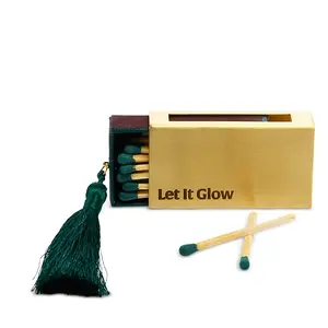 SKEEM Engraved Brass Matchbox - Let It Glow