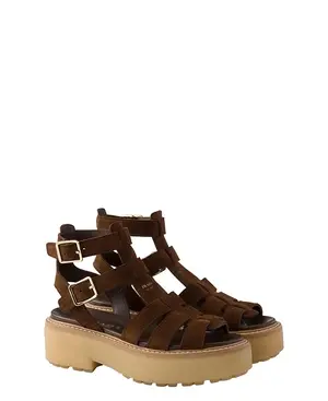 Prada Suede Gladiator Sandals