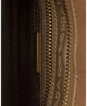 Prada Bonnie Leather Mini Handbag - Powder