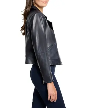 NIC+ZOE Leather Biker Jacket