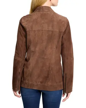 NIC+ZOE Suede Snap Jacket
