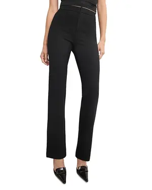 Good American Soft Stretch Ponte Straight Trousers