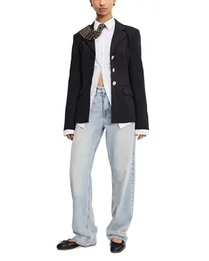 Good American Classic Ponte Blazer