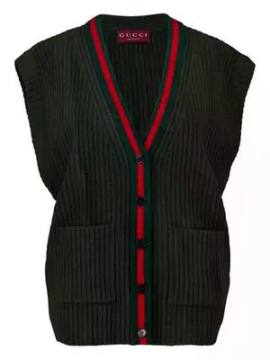 Gucci Buttoned V-neck Vest