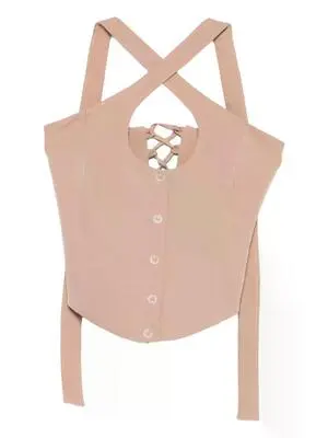 RHIZOME Corset Top - Neutrals