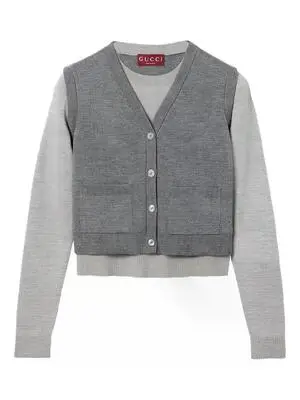Gucci Button Detailed Cardigans For Women
