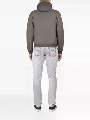 MOORER Callum-tz Hooded Jacket - Grey