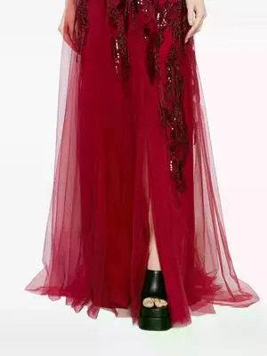 SAIID KOBEISY Beaded Gown