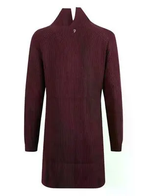 DONDUP Ribbed Turtleneck Dress