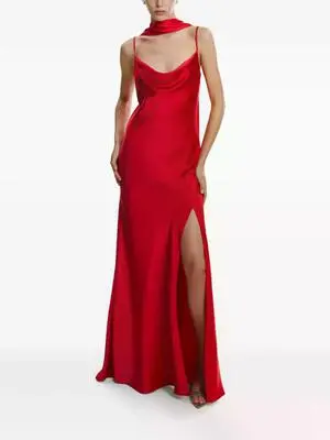 LITA COUTURE Eline Sleeveless Maxi Dress - Red