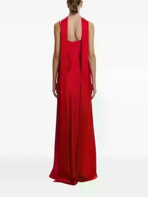 LITA COUTURE Eline Sleeveless Maxi Dress - Red