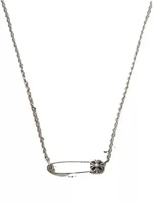 Chrome Hearts Safety-pin Pendant Chain Necklace