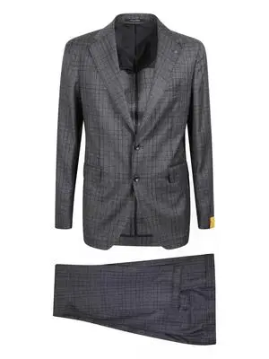 Tagliatore Checked Two-piece Suit