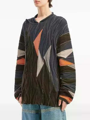 KIKO KOSTADINOV Geometric-pattern Button Cardigan