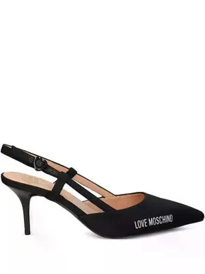 Moschino Slingback Pointed-toe Stiletto Pumps