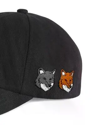 Maison Kitsuné Fox-motif Cap