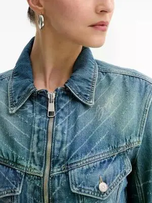 BOSS Logo-print Denim Jacket