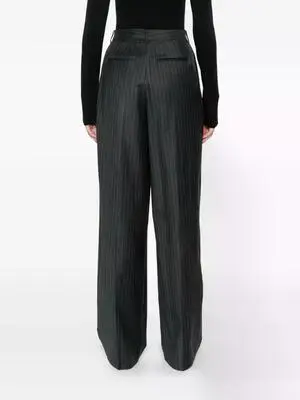 AYA MUSE Pinstripe Pleated Trousers