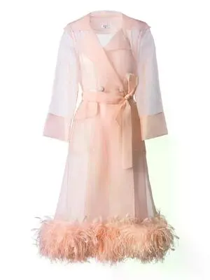 LITA COUTURE Organza Midi Trench Dress