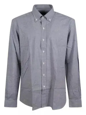 FAY All-over Pattern Long-sleeve Shirt