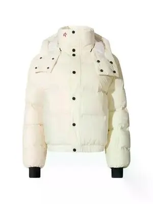 Perfect Moment Hooded Down Puffer Jacket - Neutrals
