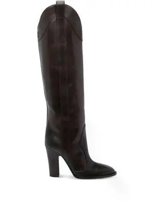 Paris Texas Block Heel Boots For Women