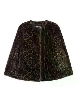 Apparis Sloan Leopard-print Cape