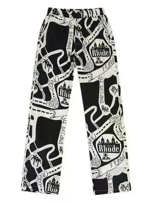 Rhude Strada Silk Track Pants