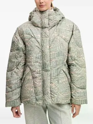 Adidas By Stella McCartney Hooded Patterned Jacket