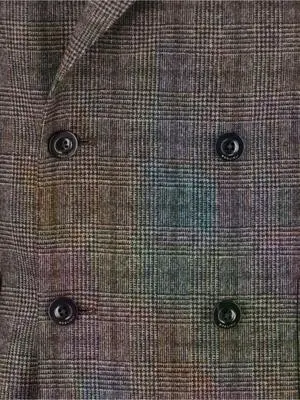 Boglioli Double-breasted Checked Blazer - Brown