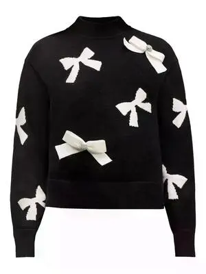 Karl Lagerfeld Bow-embellished Sweater - Black