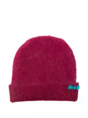 BONSAI Mohair Knitted Beanie - Pink