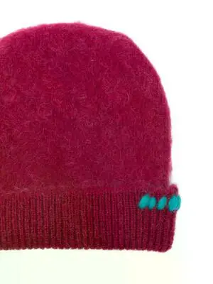 BONSAI Mohair Knitted Beanie - Pink