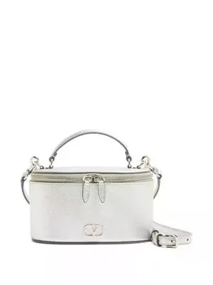 Valentino Garavani Vlogo Signature Vanity Bag - Silver