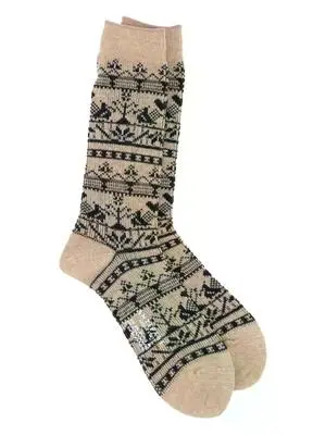 ANTIPAST Patterned Socks - Neutrals