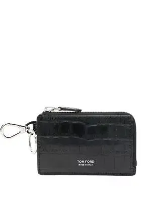 TOM FORD Leather Wallet - Black