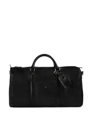 DOUCAL'S Palmellato Leather Weekend Holdall - Black