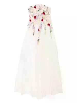 SAIID KOBEISY Embellished Taffeta Gown