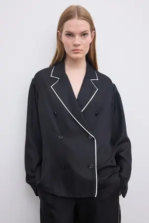 HOUSE OF DAGMAR Db Silk Blouse