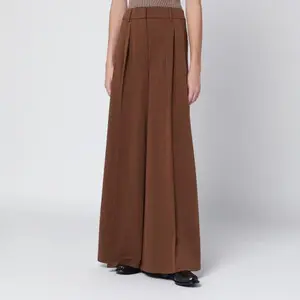 Max Mara Wool Jersey Palazzo Trousers