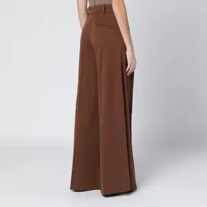 Max Mara Wool Jersey Palazzo Trousers