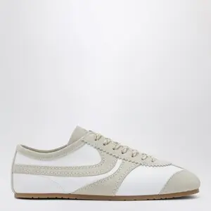 Dries Van Noten Leather And Suede Sneakers - White