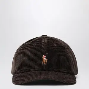 Ralph Lauren Corduroy Baseball Cap - Brown