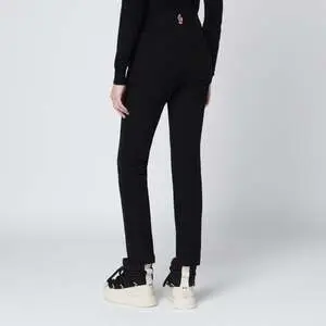 Moncler Slim Trousers In Gore-tex - Black