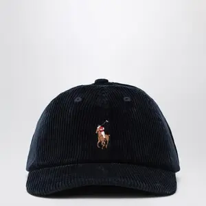 Ralph Lauren Corduroy Baseball Cap - Blue